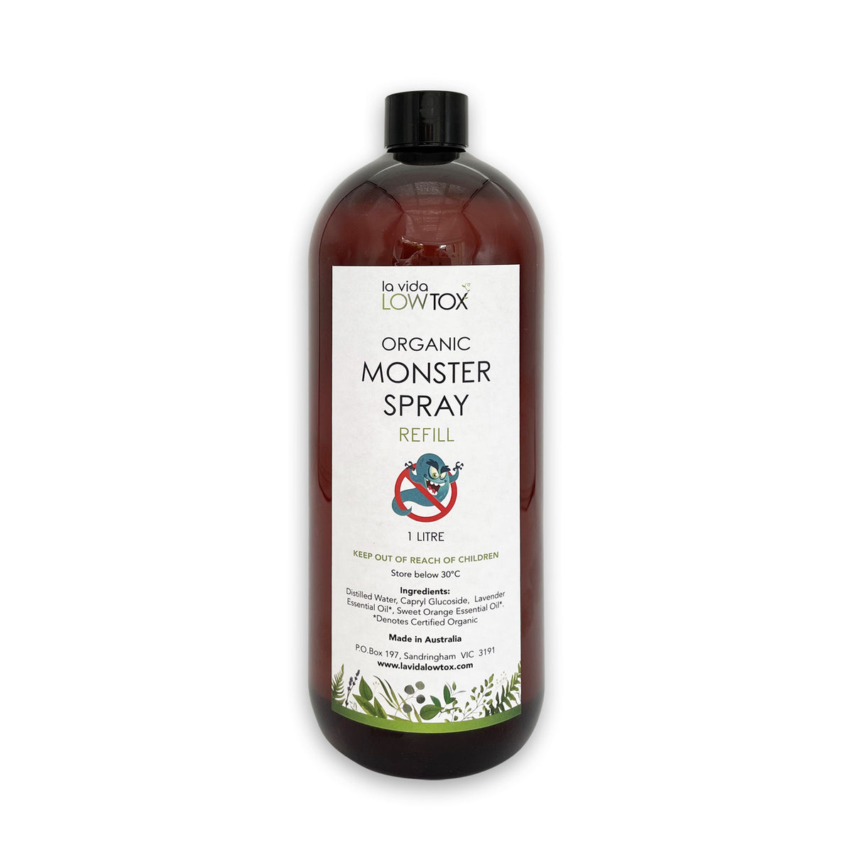Monster Spray Refill Bottle - 1 Litre and 500ml – La Vida Low Tox